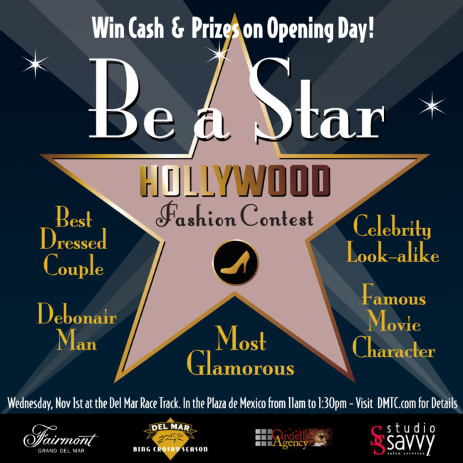 Be a Winner on Opening Day at the Hollywood Fashion Contest! | Studio ...